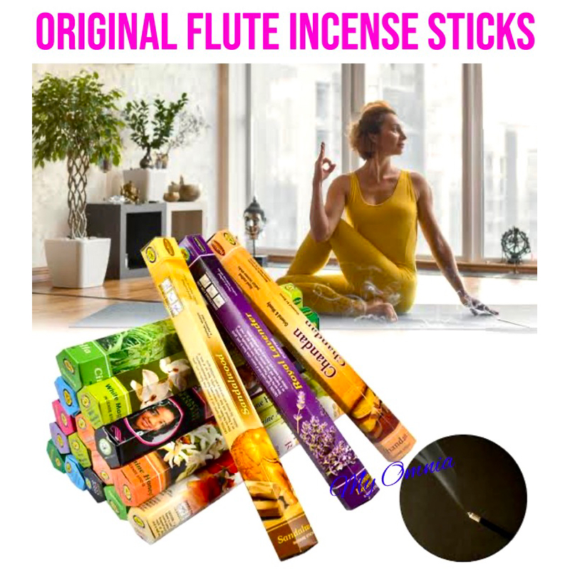️ ORGANIC FLUTE INCENSE STICKS,[50 + VARIANTS ] AUTHENTIC & IMPORTED ...