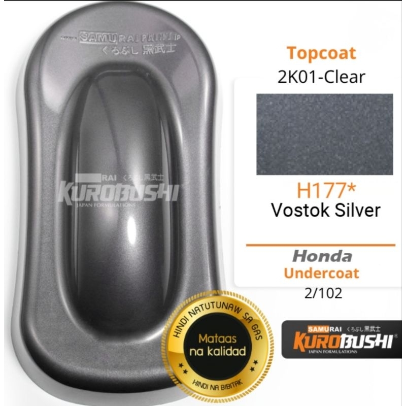 SAMURAI SPRAY PAINT VOSTOK SILVER H177* ( HONDA SINGLE COLORS) 400ML ...