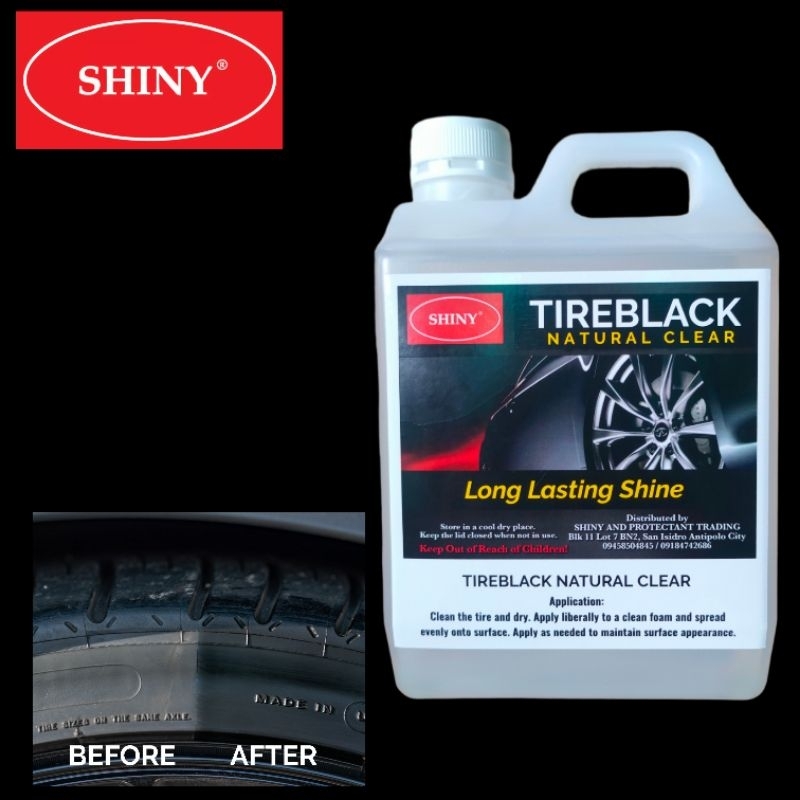 TIREBLACK NATURAL 1LITER (SHINY) | Shopee Philippines