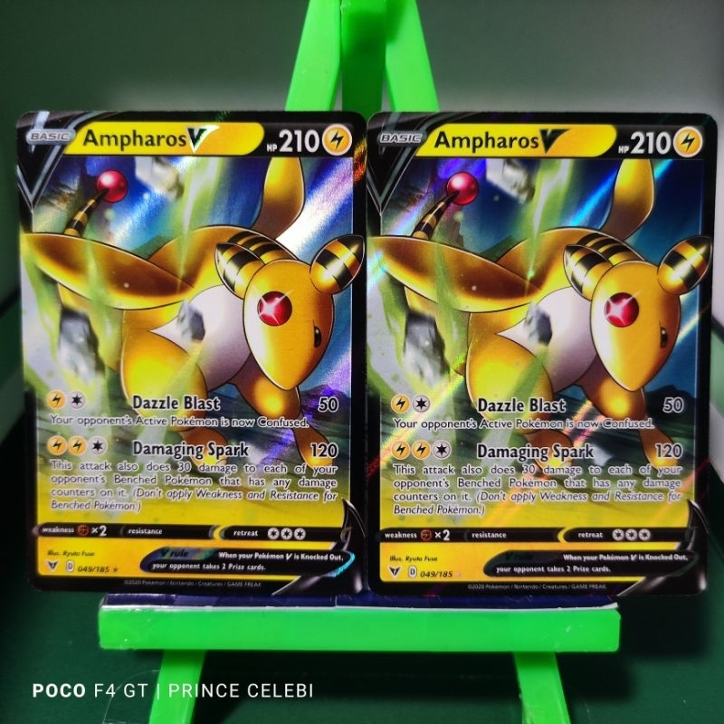 Pokemon TCG - Ampharos V | Shopee Philippines