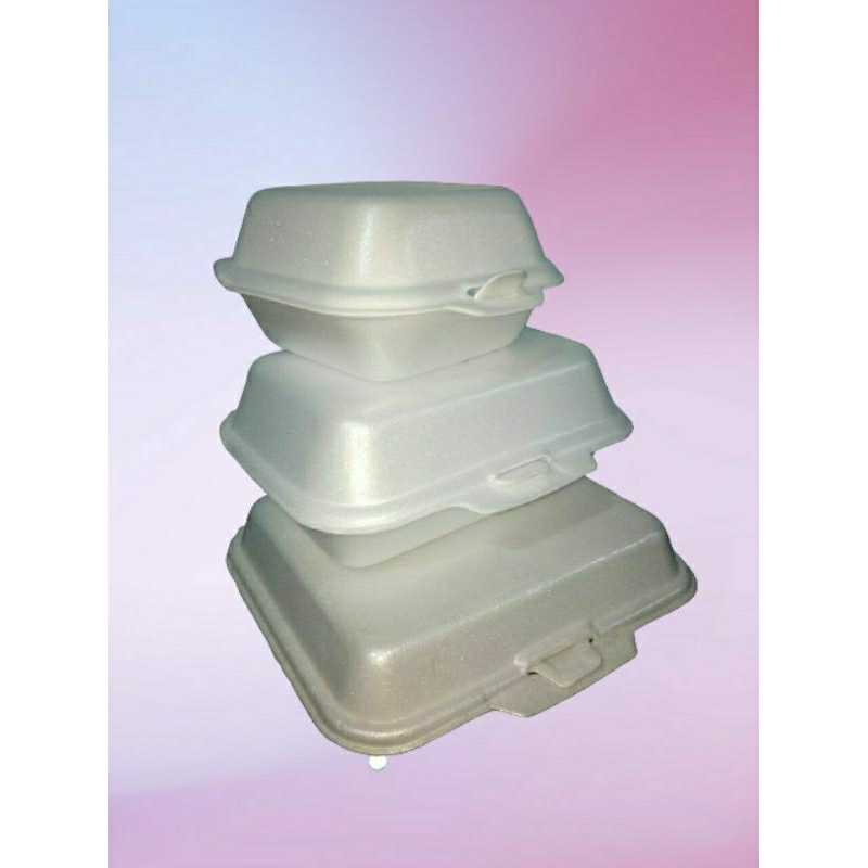 Disposable Burger Styro, Chicken Styro, Big Single Styro, 50 pcs ...