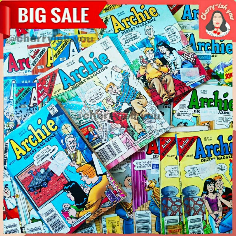 ARCHIE SINGLE DIGEST MAGAZINE (#214 - 249) Vintage Comics Special ...
