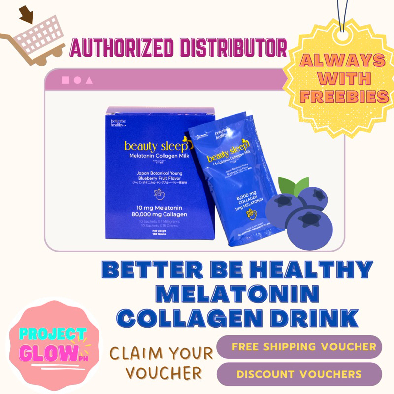 Beauty Sleep by Better Be Healthy Melatonin Collagen Drink Mix | Shopee ...