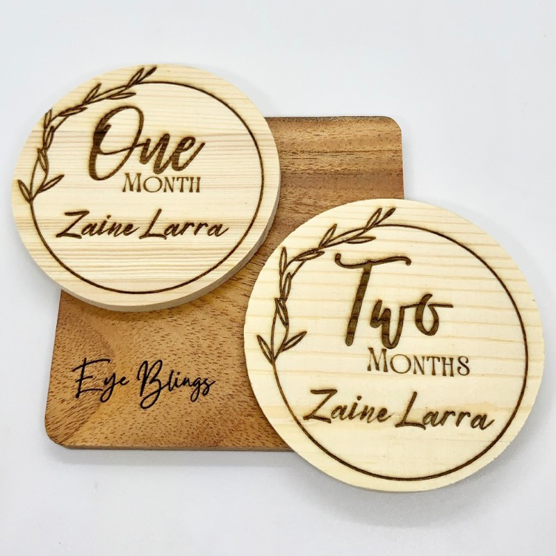 Wooden Ref Magnet/Plain wood engrave (Dm your design) | Shopee Philippines