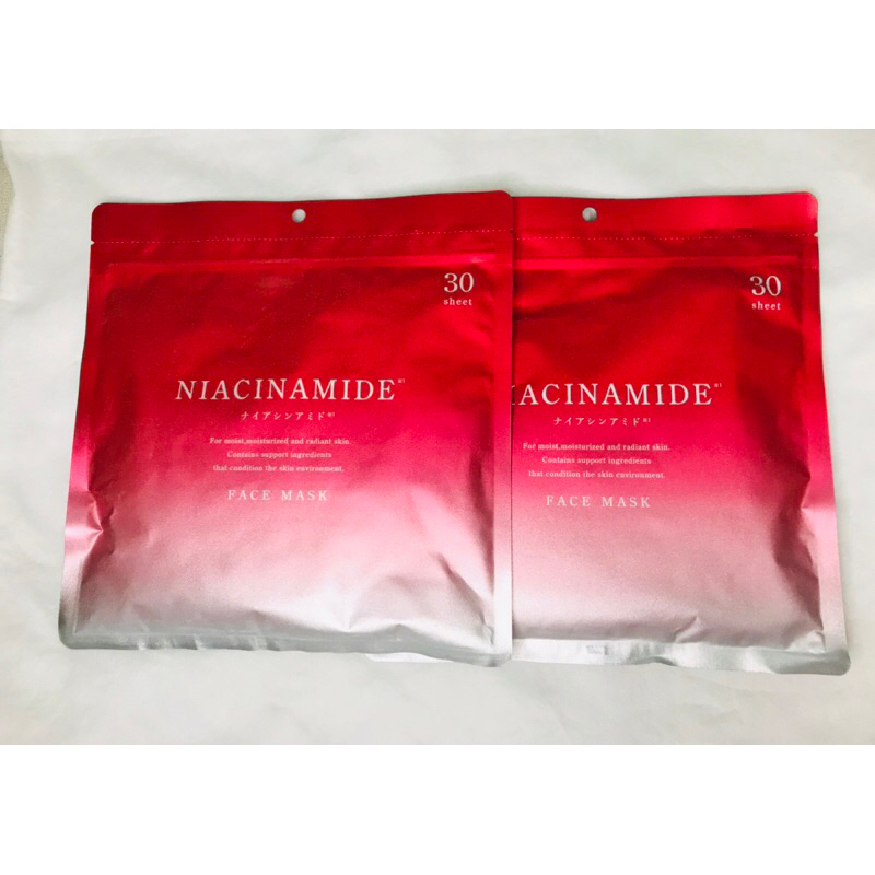 NIACINAMIDE FACE MASK 30 Sheets/ Made In Japan | Shopee Philippines
