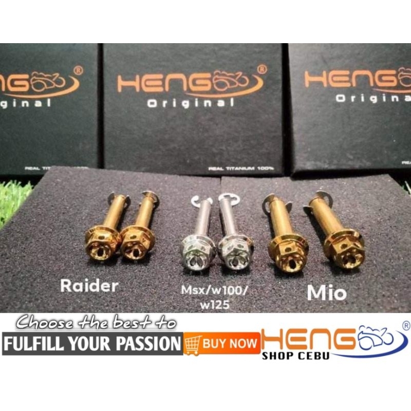 HENG FOOT REST PIN FLOWER SOLD BY SET | Shopee Philippines