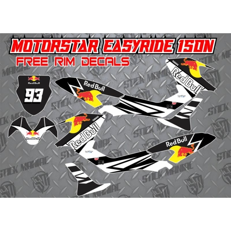 Motorstar Easyride 150n full body decals | Shopee Philippines
