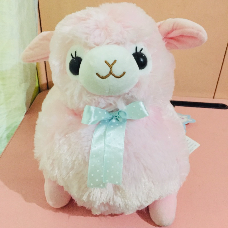 Amuse Pink Alpacasso Tissue Holder plush with tag | Shopee Philippines