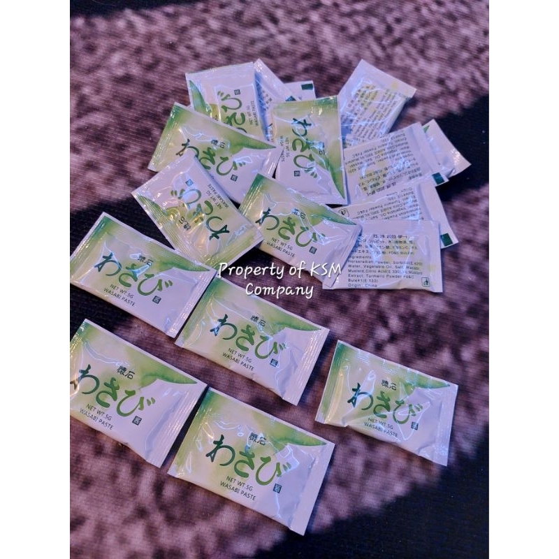 Authentic Japanese WASABI Paste 5g, Straight from Japanese Mart (SOLD ...