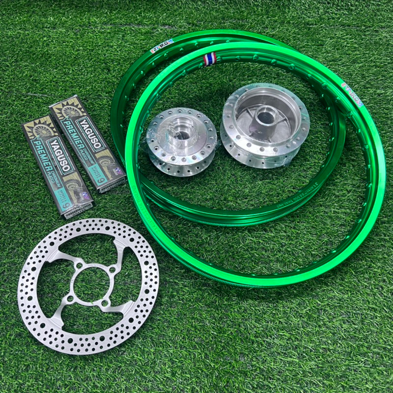 Thailand 🇹🇭Rim Set 1.4-17 hub set XRM/WAVE ( Yaguso thailand Spokes ...