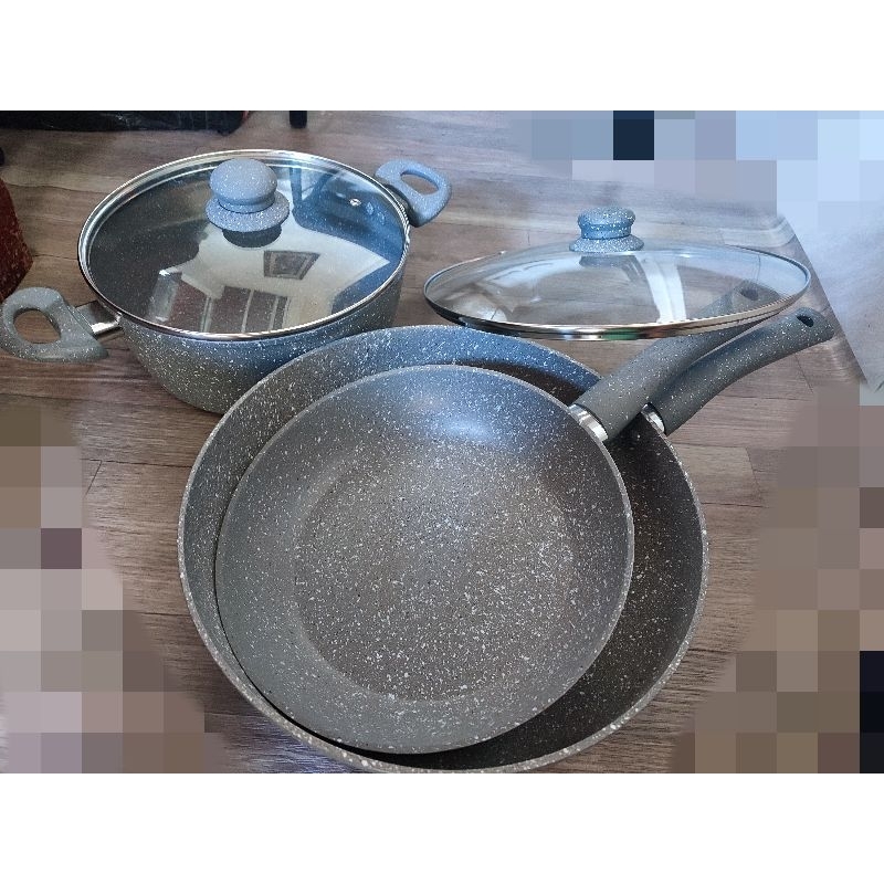 Dynamex Marble 5pc Cookware Set | Shopee Philippines