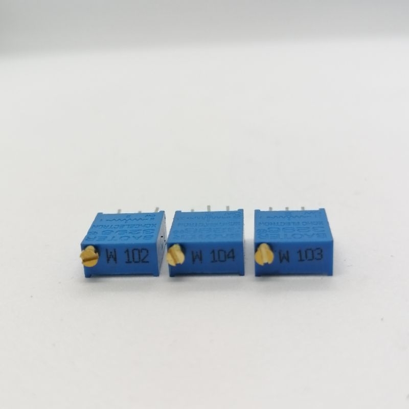 Multiturn Trimmer Potentiometer Variable Resistor 1k 10k 100k Shopee Philippines