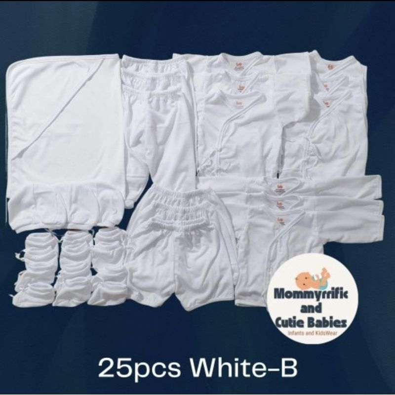 25 Pcs Cotton Baru-Baruan Set for Newborn Baby | Shopee Philippines