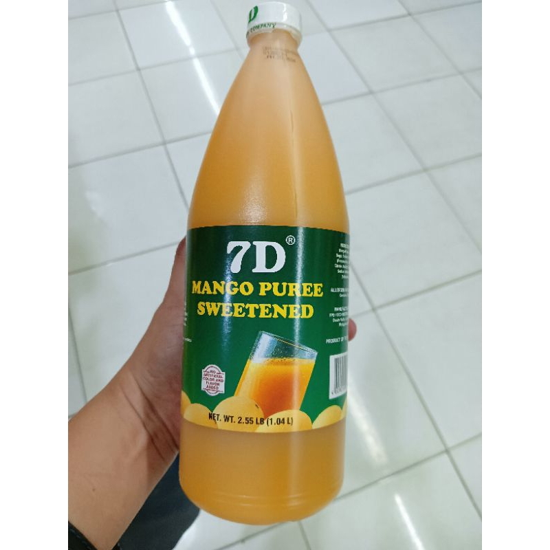 7D Mango Puree Sweetened 1.04 litter from Cebu/ all new stocks and ...