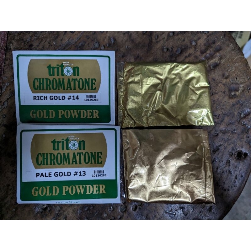 Gold powder Triton Pale gold and rich gold | Shopee Philippines