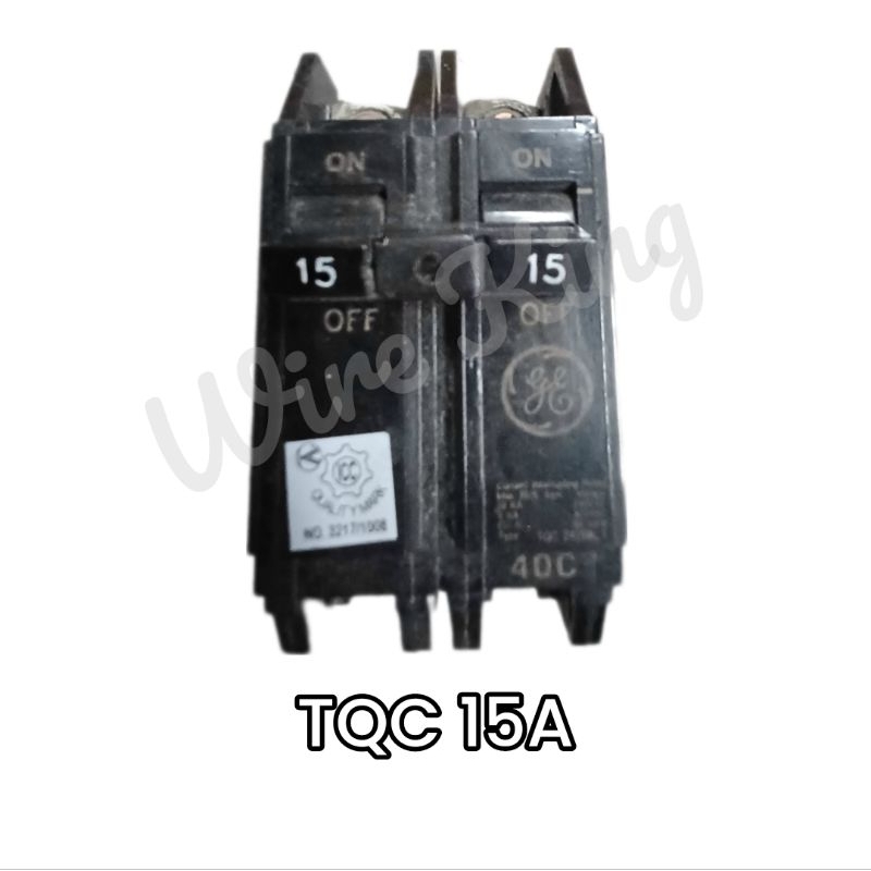 GE Bolt On Circuit Breaker 2 Pole TQC | Shopee Philippines