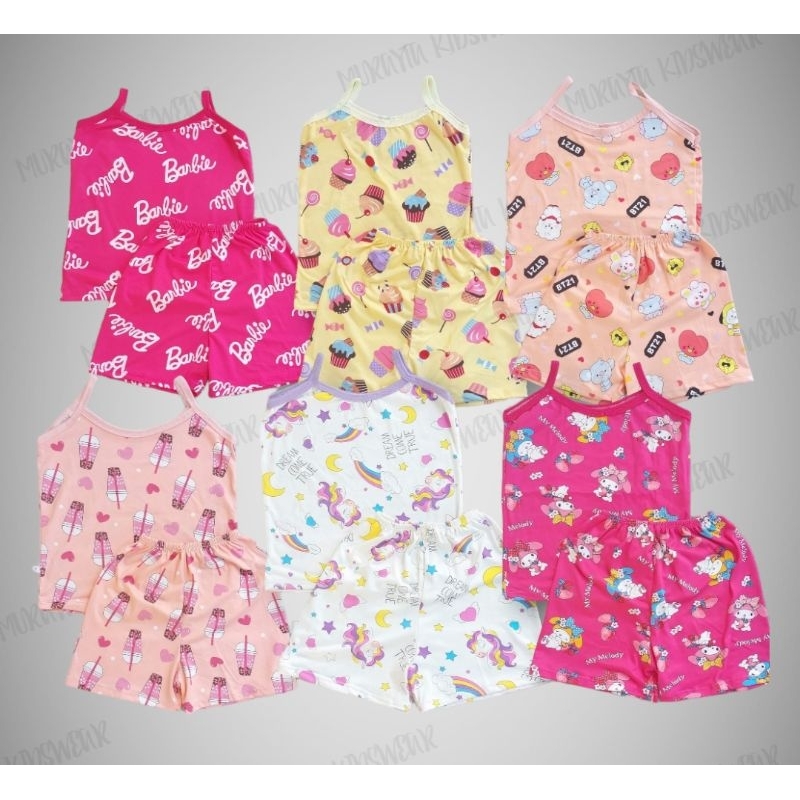 RK04L1 Murang spag/sando terno girl cotton | Shopee Philippines