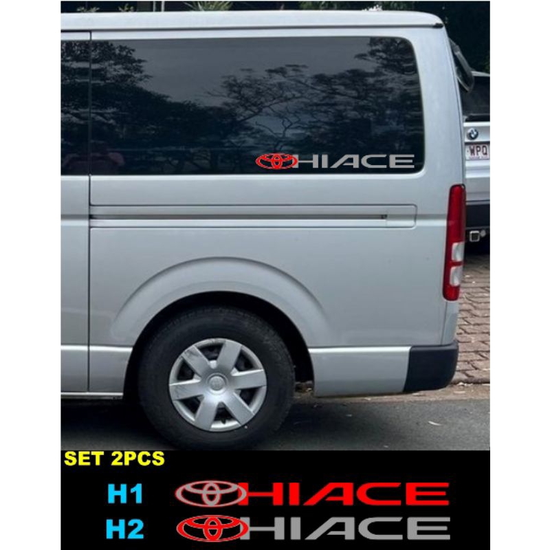 2pcs Side Panel Sticker for Toyota HIACE GRANDIA COMMUTER | Shopee ...