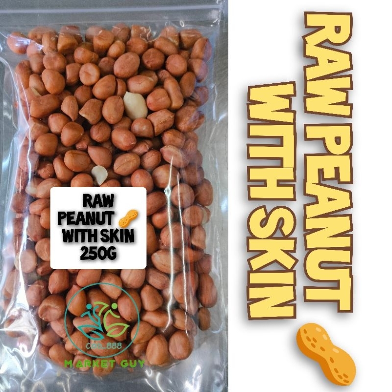 Raw Peanut with Skin 250g | Shopee Philippines