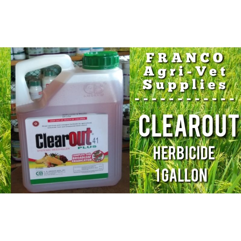 Clearout Weed Killer / Herbicide ( 1Gallon ) | Shopee Philippines