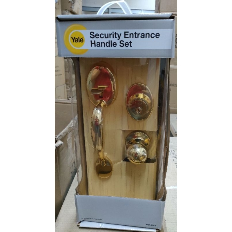 Yale Main Entrance Handle Lockset One Side Handle, NV/CA5057Stainless ...