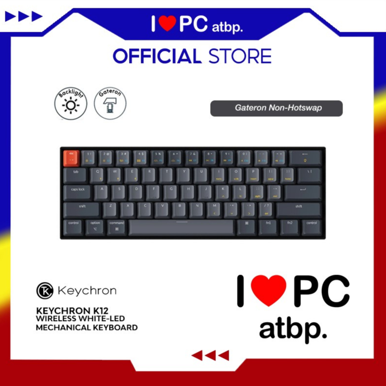 Keychron K12 Wireless Mechanical Keyboard (60% Layout, Wired/Bluetooth ...