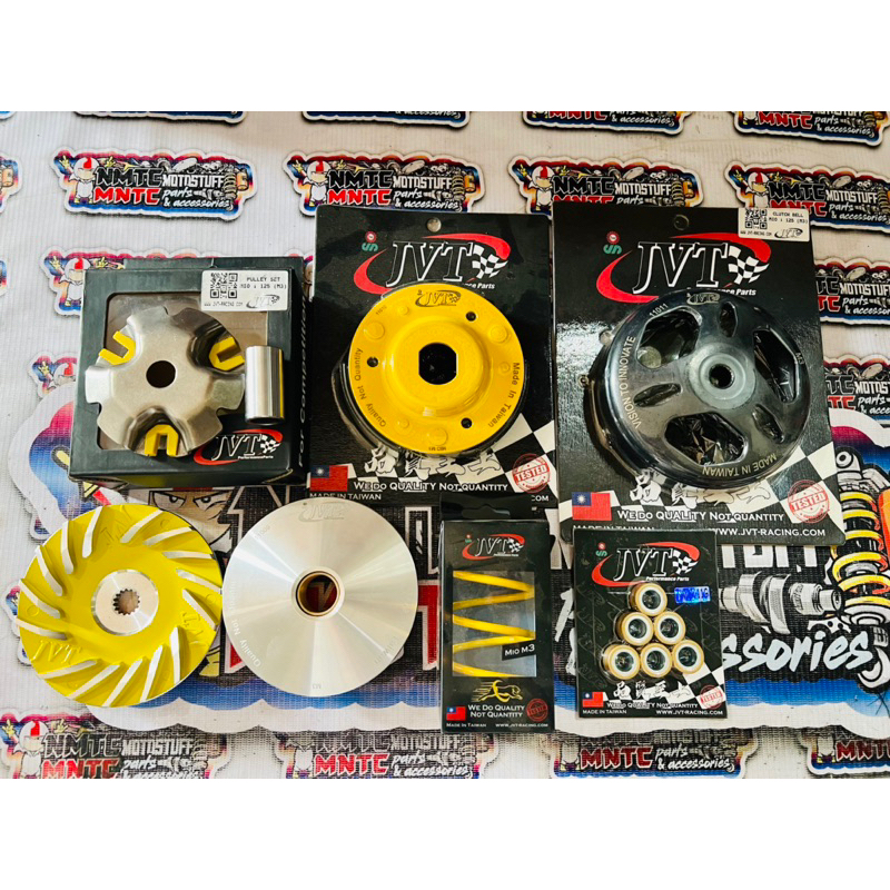JVT CVT SET MIOI125/MIOSOULI125/FAZZIO/GRAVIS/GEAR125 PULLEY/DRIVE FACE ...