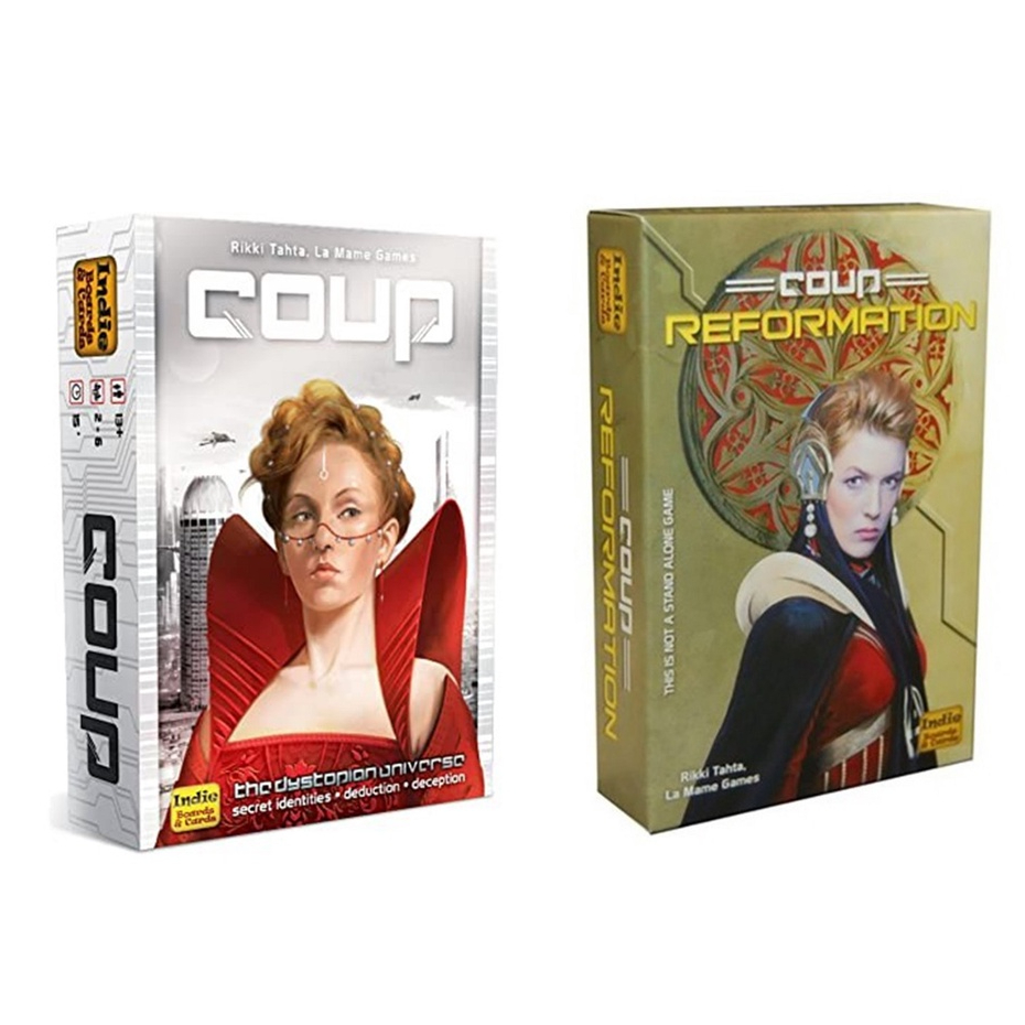 Coup Card Game (English Version) Coup Reformation | Shopee Philippines