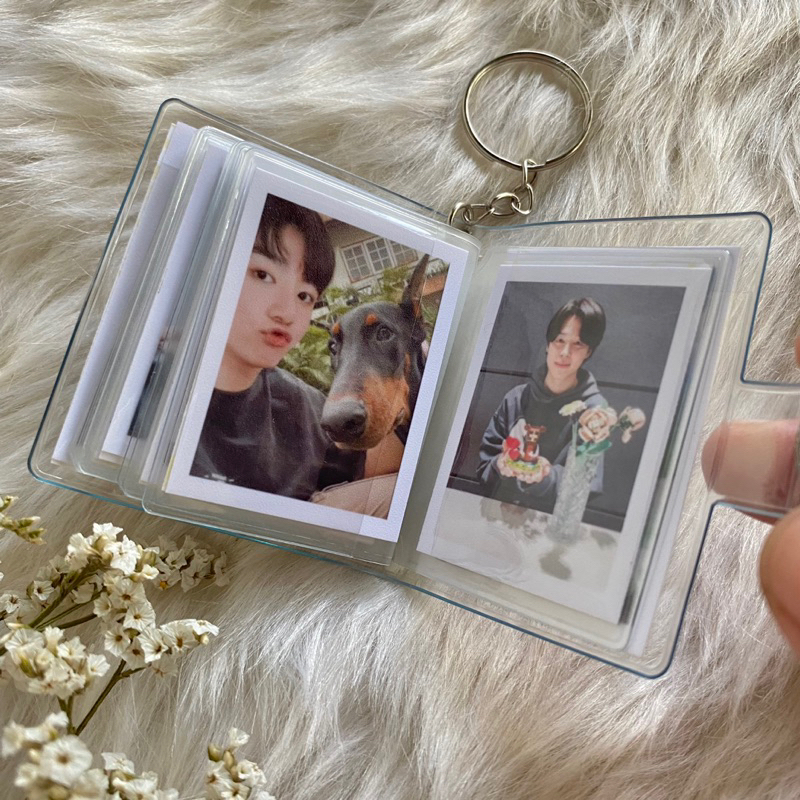 Customized Keychain Mini Photo Album 20 pictures 2x2inches Medium Size ...