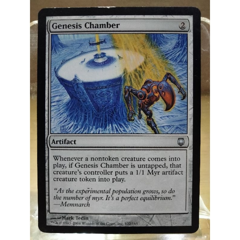 Magic: The Gathering(MTG) Card Genesis Chamber Darksteel | Shopee ...