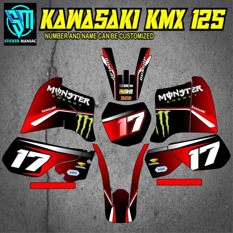 kawasaki kmx 125 full body decals | Shopee Philippines