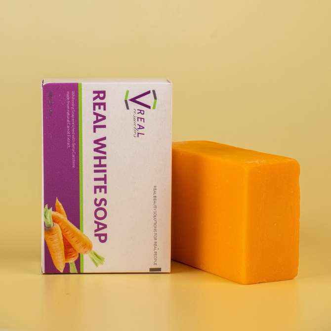 VReal Cosmetics: Real White Soap: Whitening Soap enriched with Beta ...