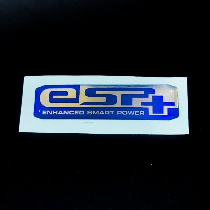 Honda ESP+ sticker Emblem Embossed resin rubber emblem | Shopee Philippines