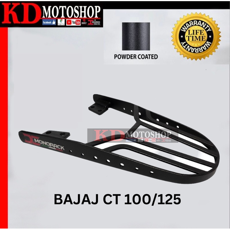 Kawasaki Bajaj CT 100/125 DC Monorack Bracket | Shopee Philippines