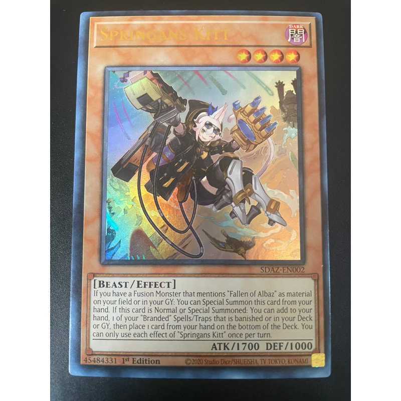 Yugioh - Springans Kitt (TCG) | Shopee Philippines