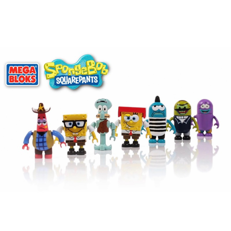 Mega Bloks Spongebob Squarepants Micro Action Figures Series 1 | Shopee ...