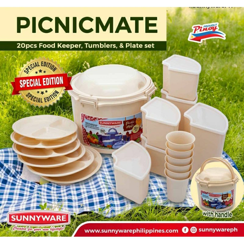 sunny ware 20pcs picnic set | Shopee Philippines