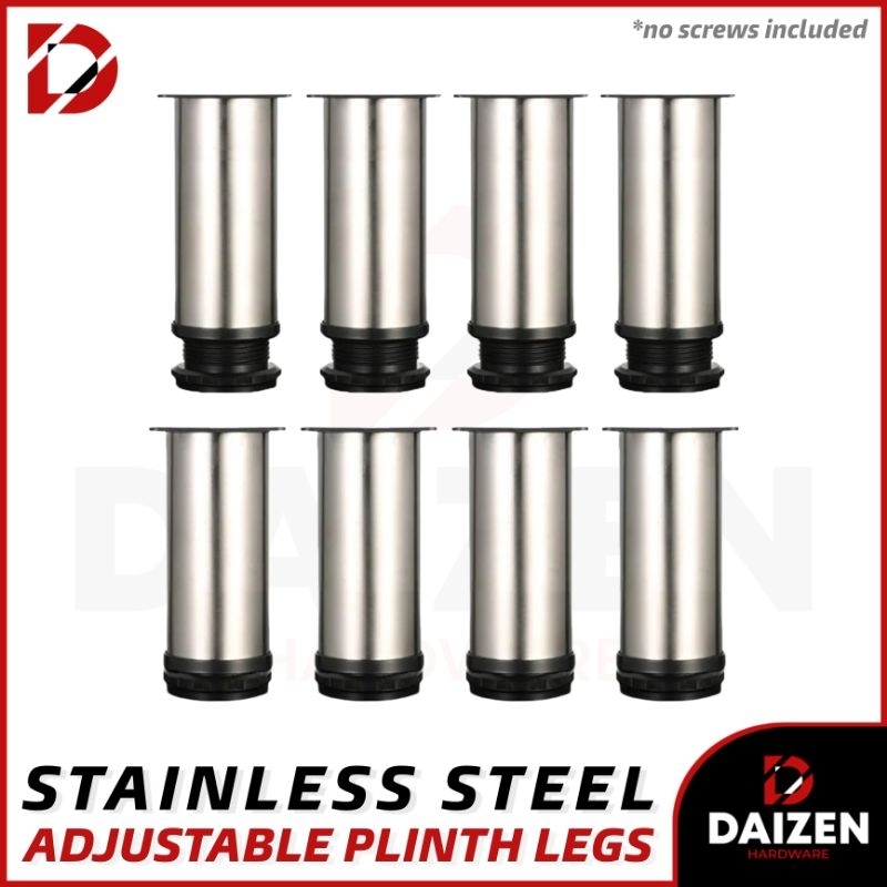 Adjustable Stainless Steel Plinth Legs Feet for Cabinet, Sofa ...