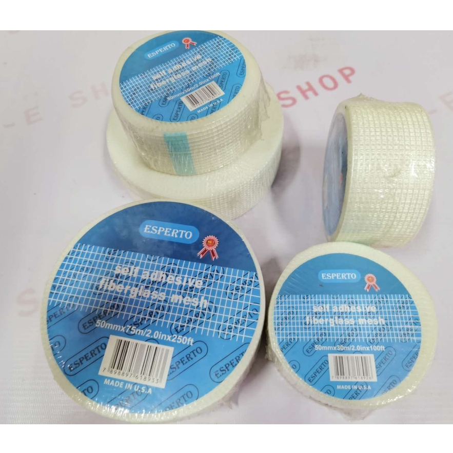 Fiberglass mesh tape(30m at 75m) | Shopee Philippines