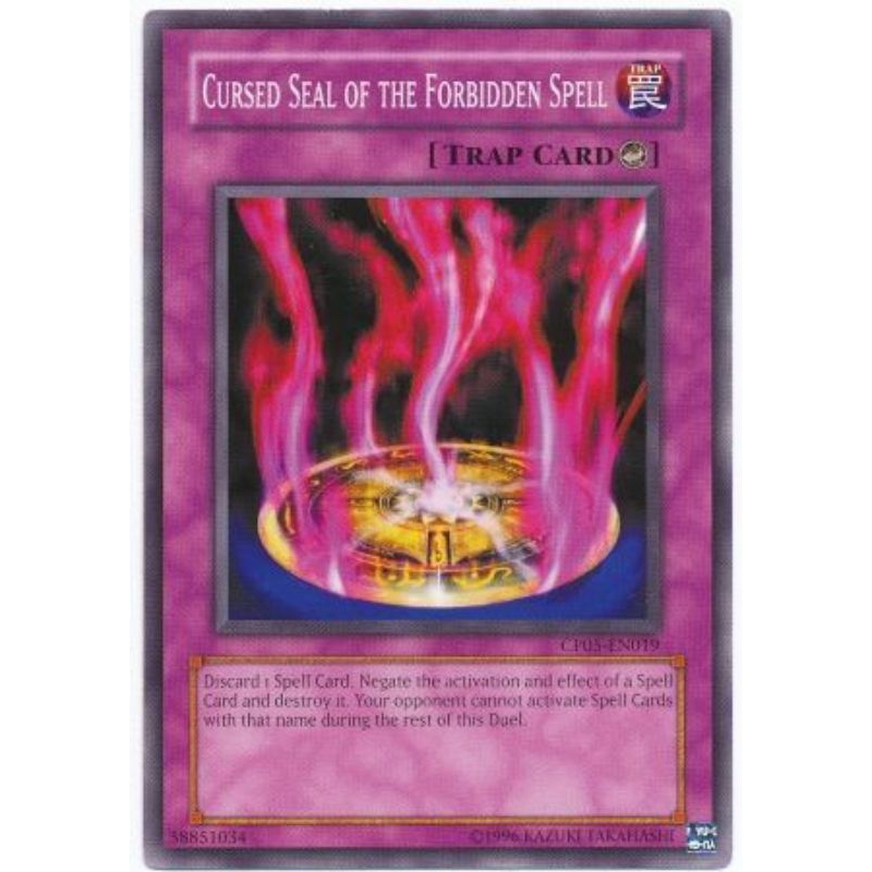 Cursed Seal of the Forbidden Spell - CP05-EN019 - Common | Shopee ...