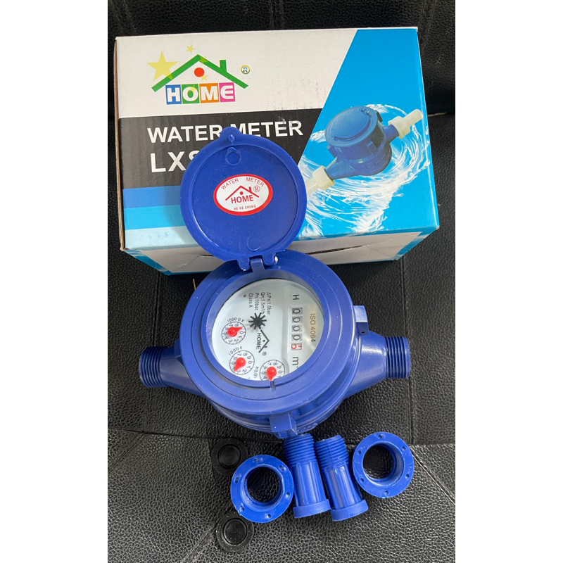 Dry type water meter metal heavy duty 1/2hose PVC type | Shopee Philippines