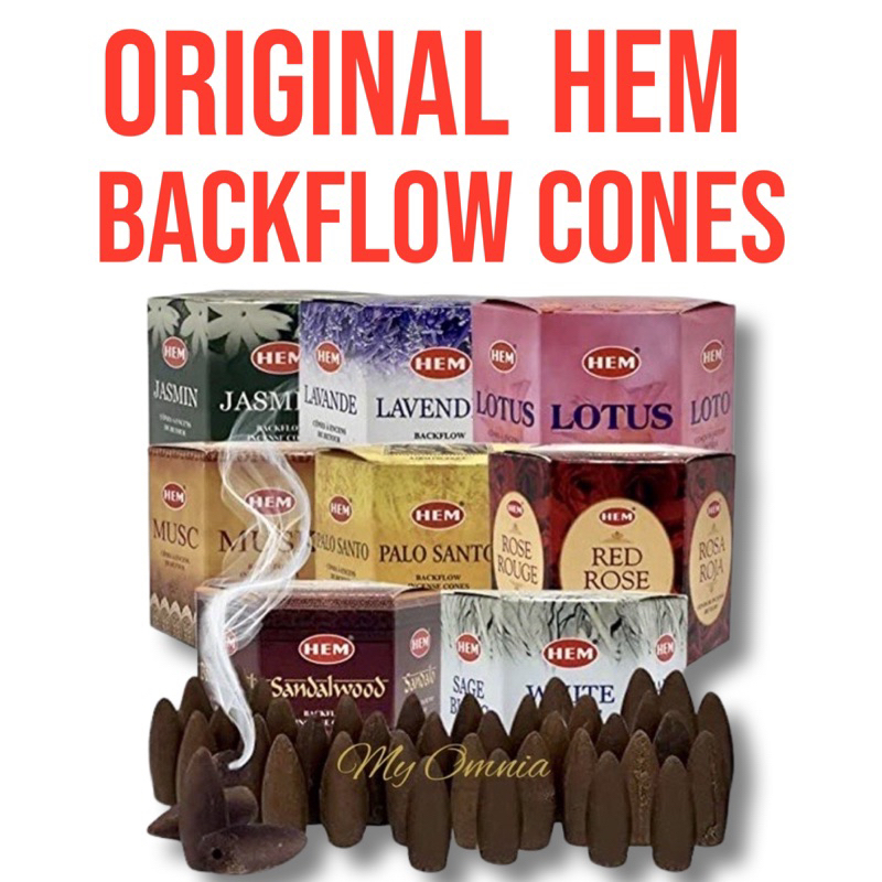 ️ ORIGINAL HEM BACKFLOW INCENSE CONES, 13 VARIANTS IMPORTED ...