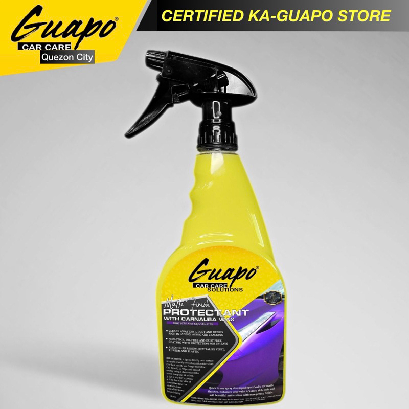 Guapo Matte Finish Protectant – Hydrophobic Matte Wax with Carnauba for ...