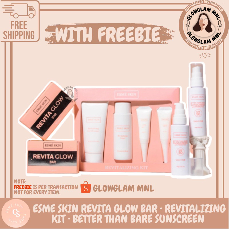 Esme Skin Revita Glow Bar Whitening Soap Sunscreen RevitaGlow (WITH ...