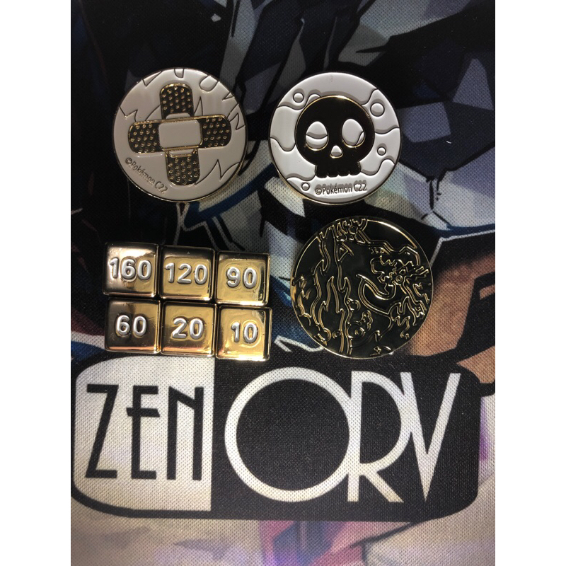 Ultra Premium Collection Charizard Gigantamax Metal Coin Damage Counter ...