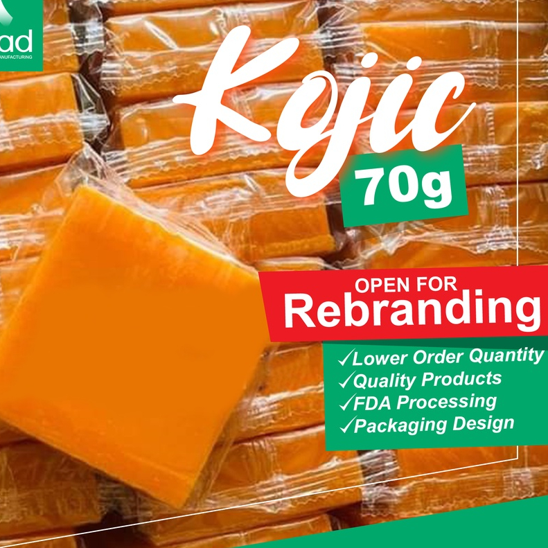 KOJIC 70g. FACTORY SALE Open For Rebranding | Shopee Philippines