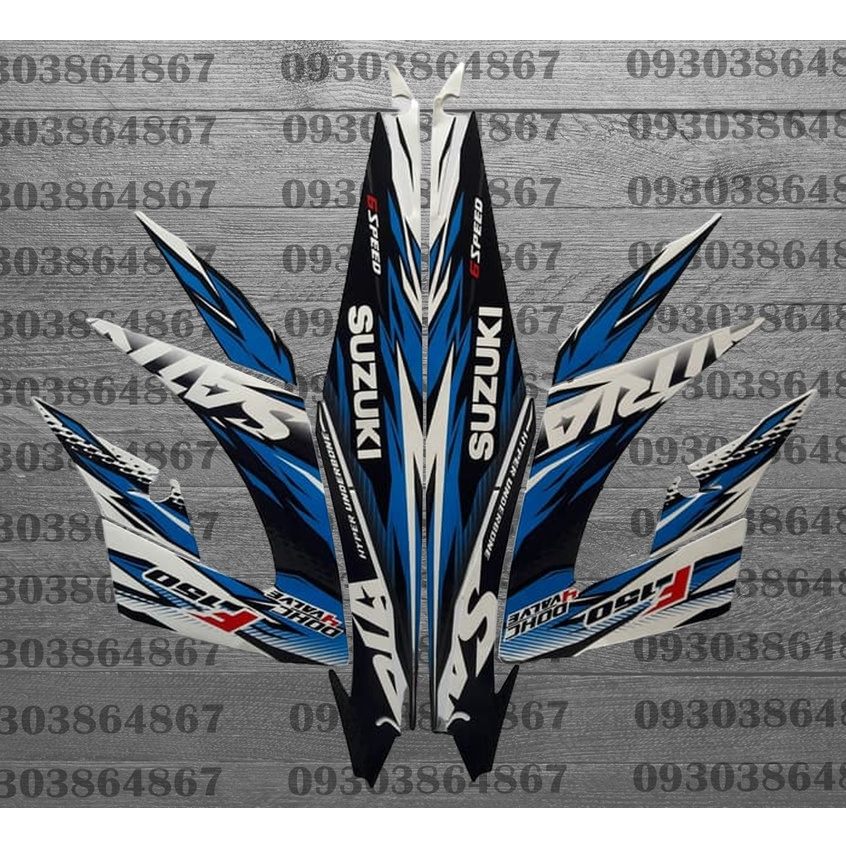 SUZUKI RAIDER 150 Reborn/Reloaded 2013 (SATRIA VERSION) Stock Decal ...
