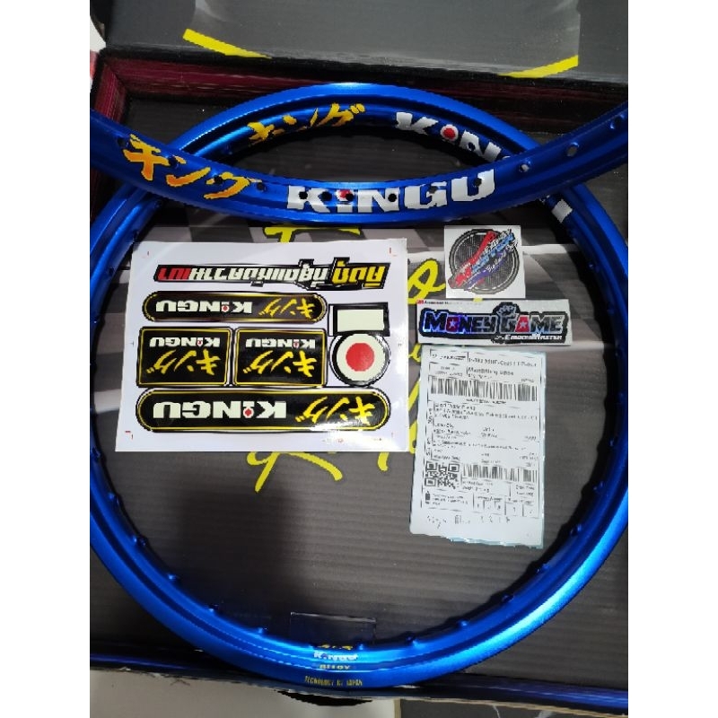 KiNGU rim big logo. 1.2 1.4 & 1.2 1.6 set only. red black blue only ...