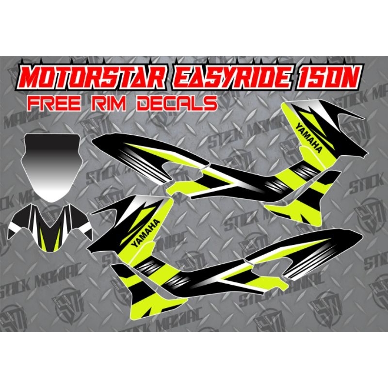 Motorstar Easyride 150n full body decals | Shopee Philippines