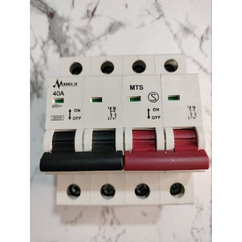 MEIJI MANUAL TRANSFER SWITCH 2PDT MTS) INTERLOCKING | Shopee Philippines